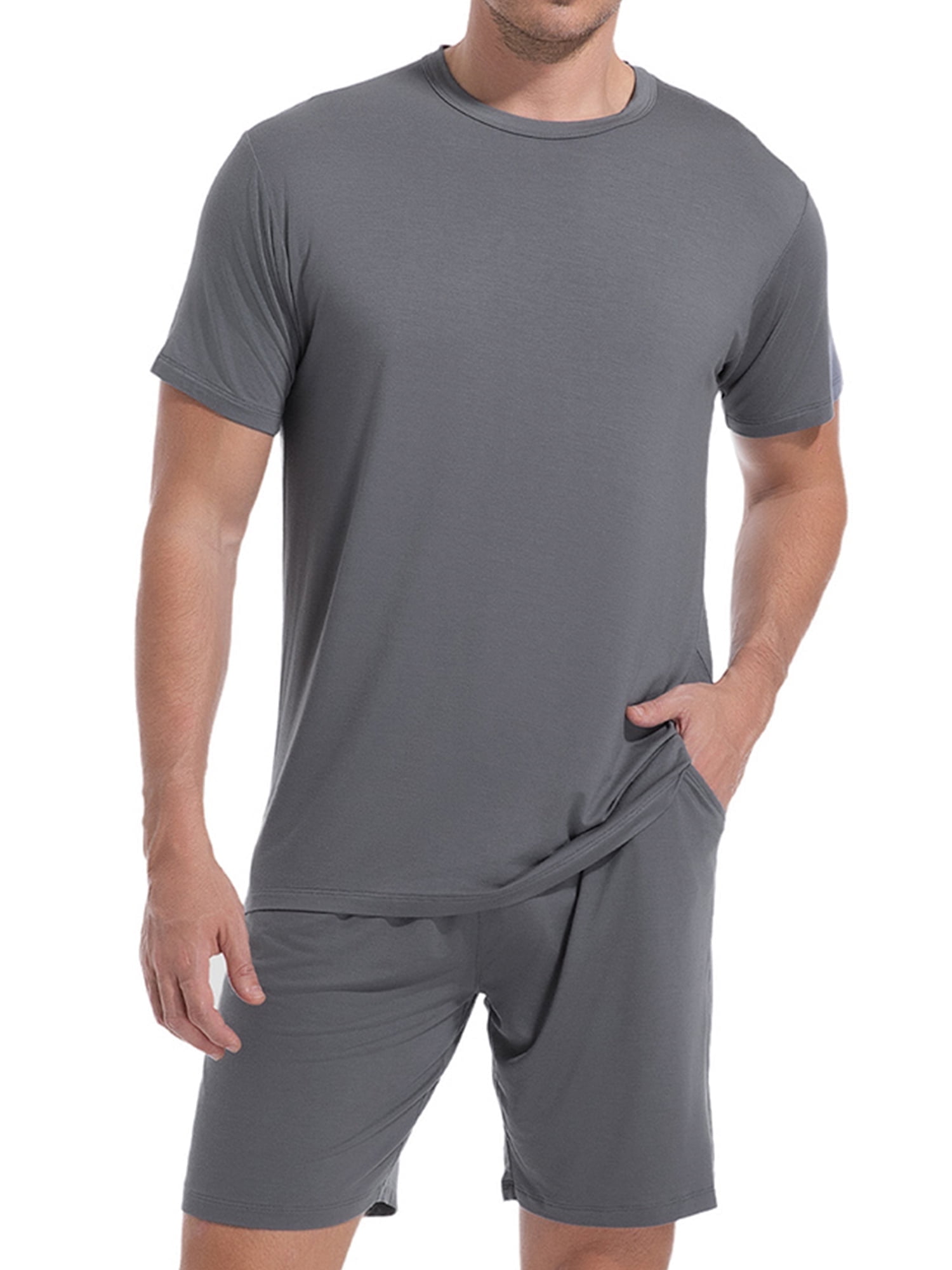 DG Hill Rayon Men's Summer Pajamas Set, 2-Piece Sleepwear - Walmart.com