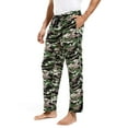 DG Hill Pajamas for Men, Fleece Pajama Bottoms with Pockets, Plaid or ...