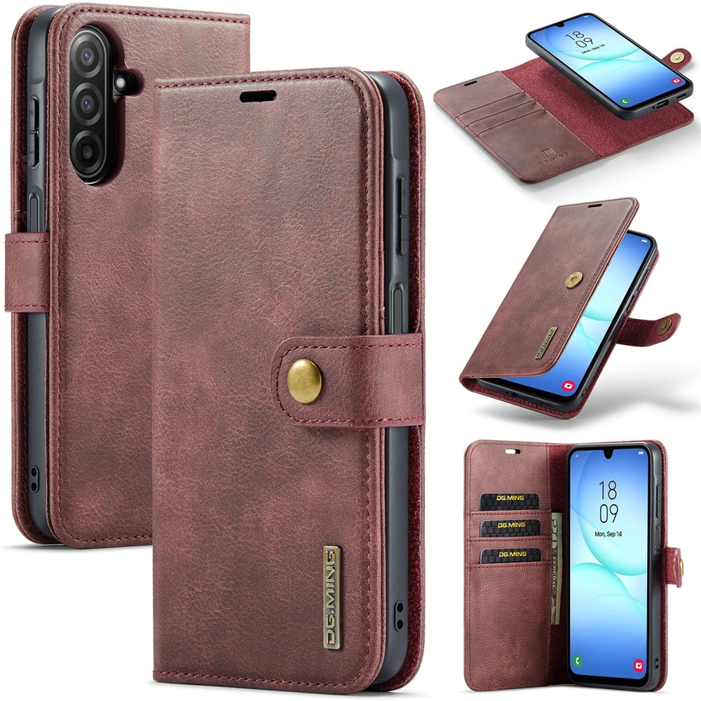 DG.MING for Samsung Galaxy A17, 2-in-1 Crazy Horse Texture Phone Case ...