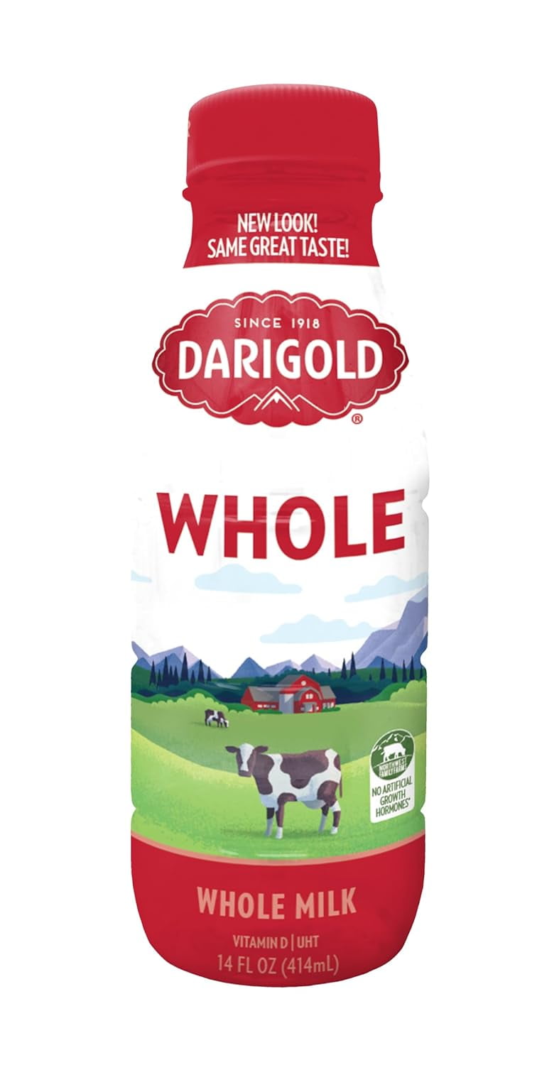 Darigold Shelf Stable Whole Milk, 14oz, 12 Essential Nutrients, 15g ...