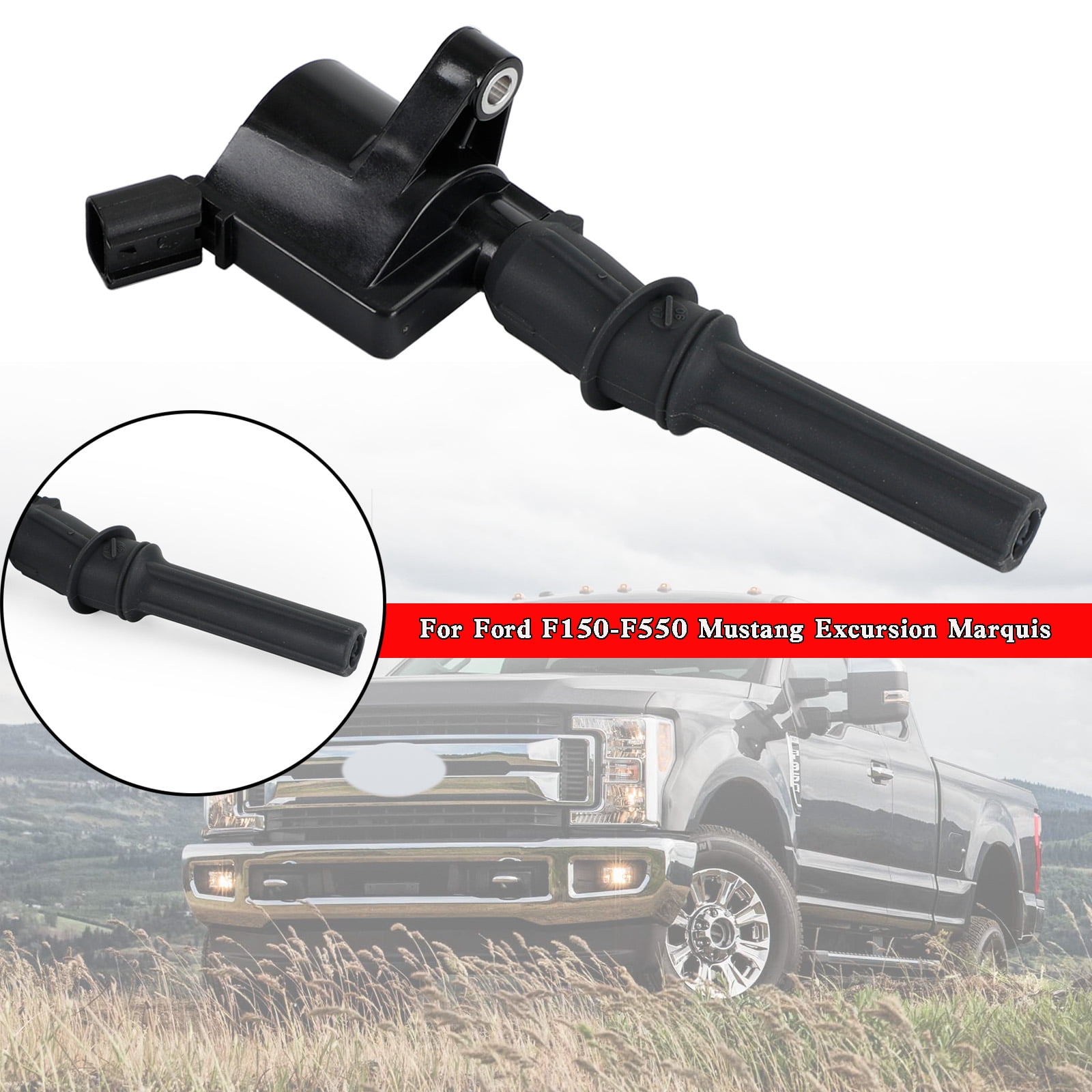 DG508 Engine Ignition Coil 8W7E-12A366-AA Car Connector For Ford F150 ...