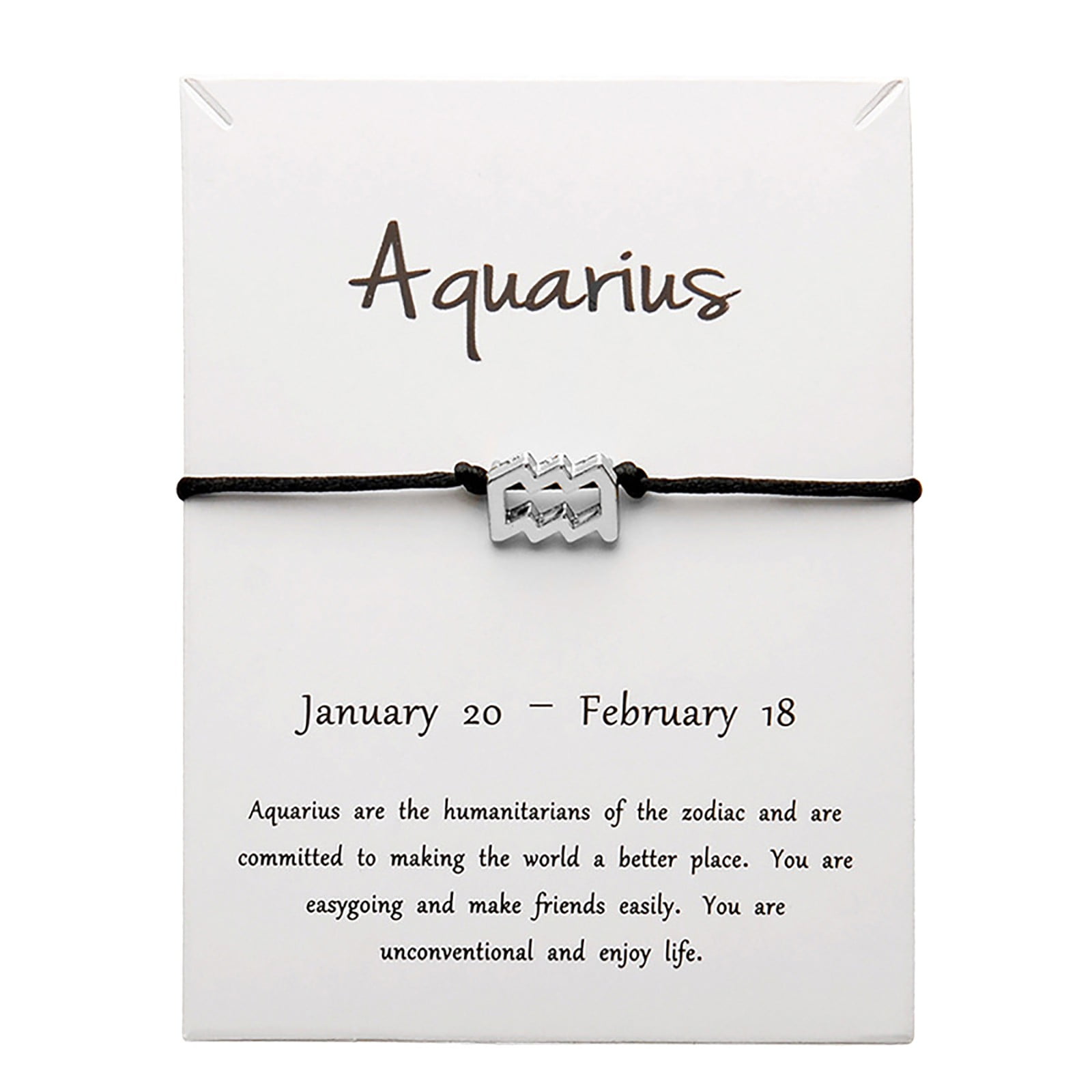 DGHM 12 Twelve Constellations Bracelet Constellation Card Adjustable ...
