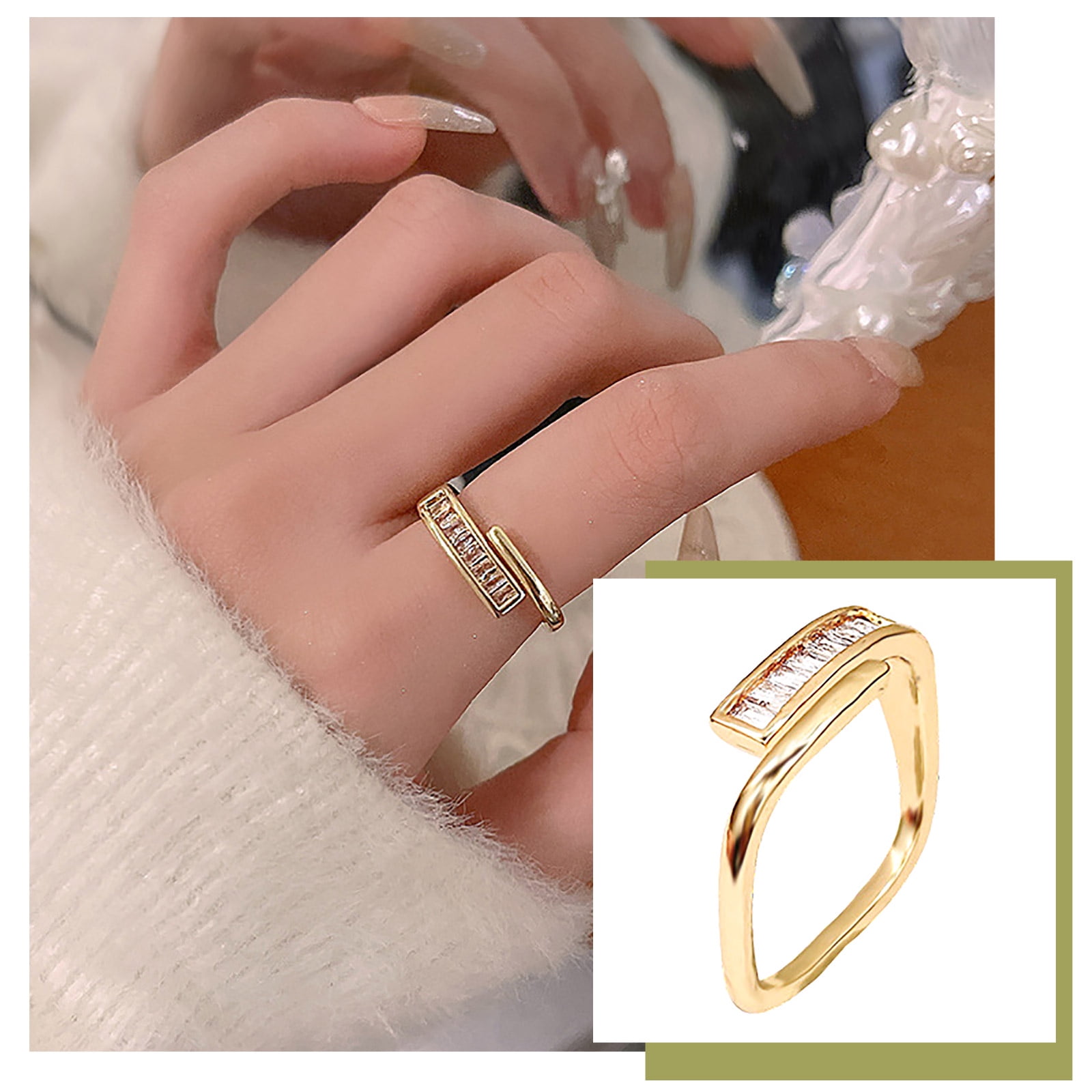 DGHM Invisible Ring Size Adjuster for Loose Rings Ring Adjuster Sizer ...