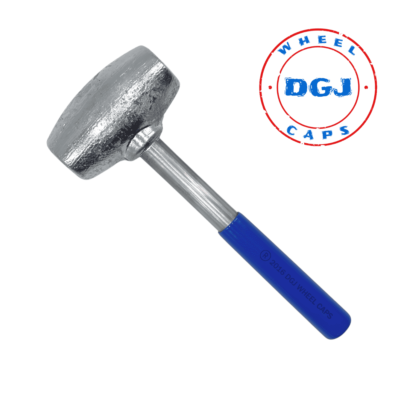DGJ Wheel Caps 4 Lbs Lead Hammer for Knock Off Wire Wheels, Black Grip ...