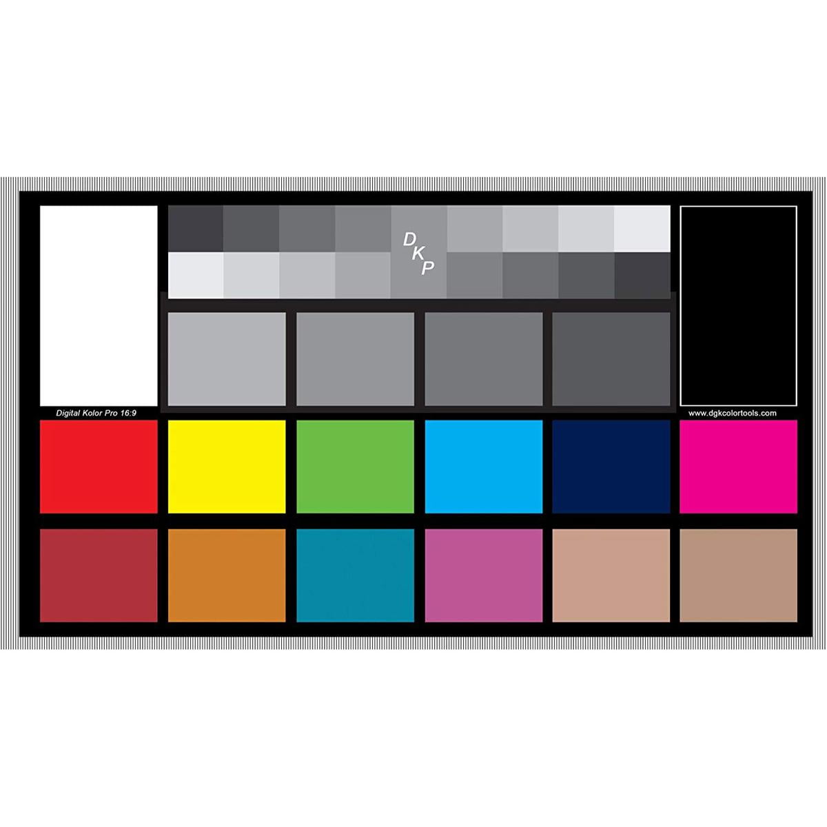 DGK Color Tools Digital Kolor Pro 16:9 Large Color Calibration and ...