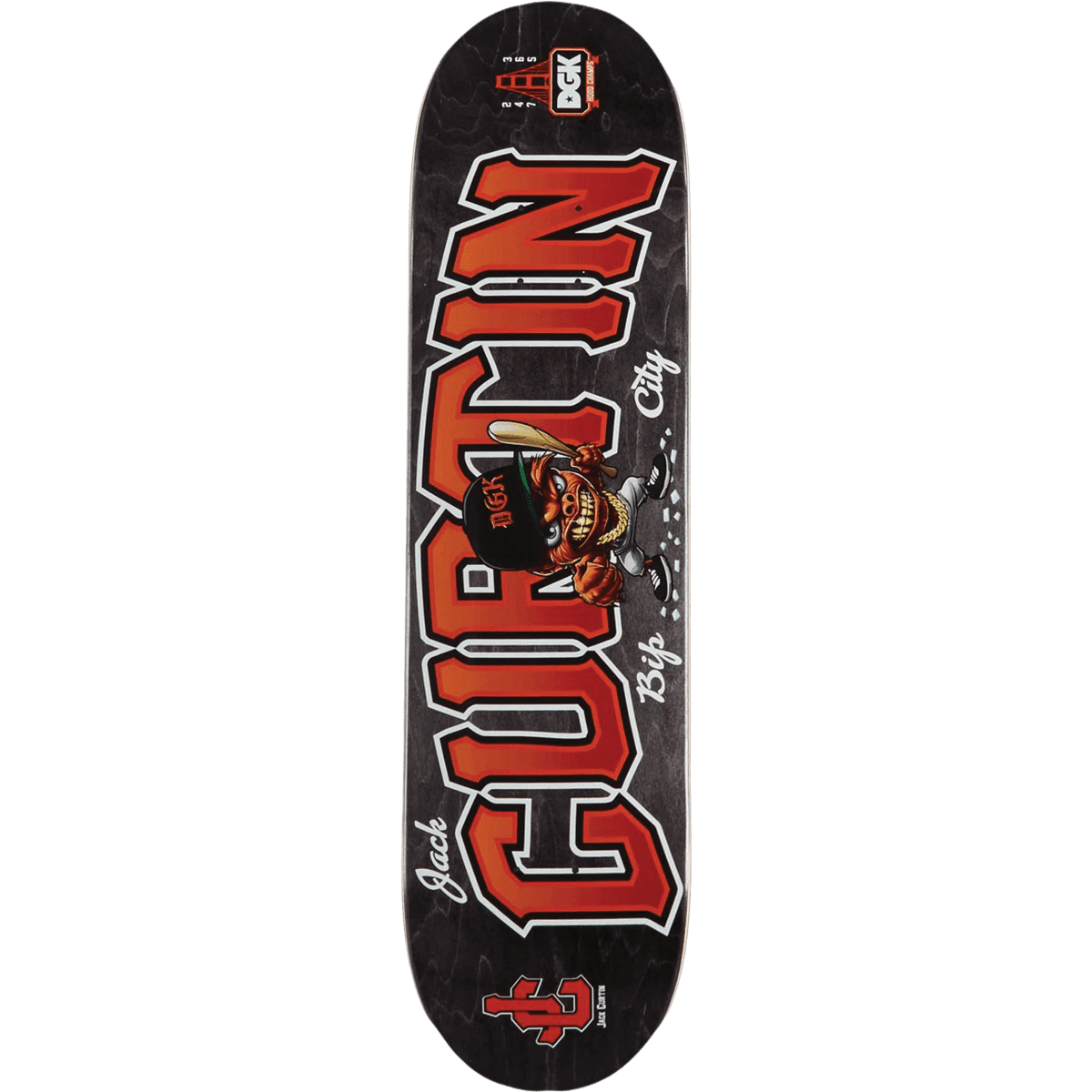 DGK Curtin Bip City Deck 8.06 - Assembled AS Complete Skateboard ...