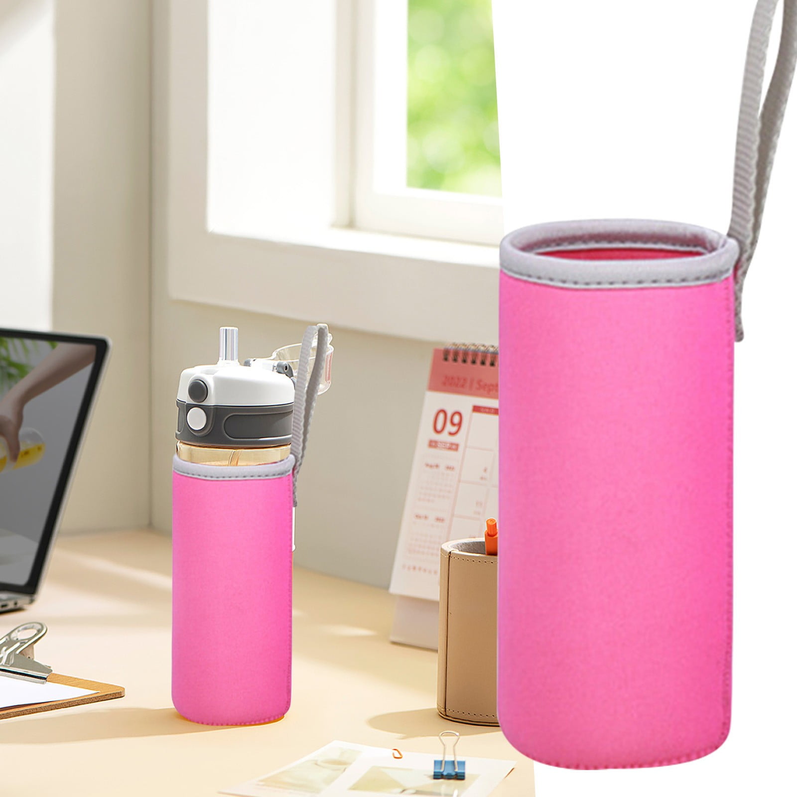 DGLQMYX 1 Pack Neoprene Water Bottle Sleeves Insulator Cooler Coolies ...