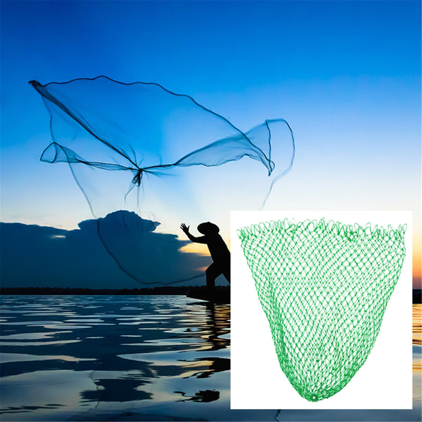 DGLQMYX Fishing Net Replacement Netting Fishing Landing Net Replacement ...