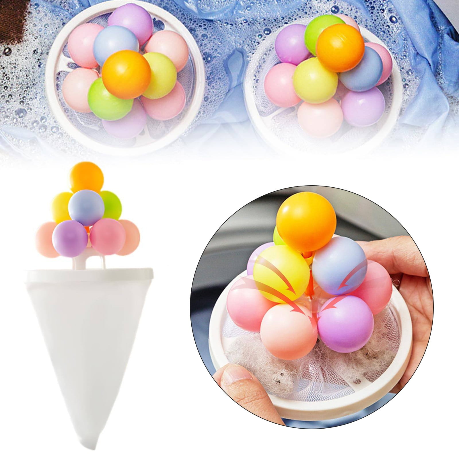 DGLQMYX Lint Catcher for Washing Machine，Floating Hair Filtering Mesh ...