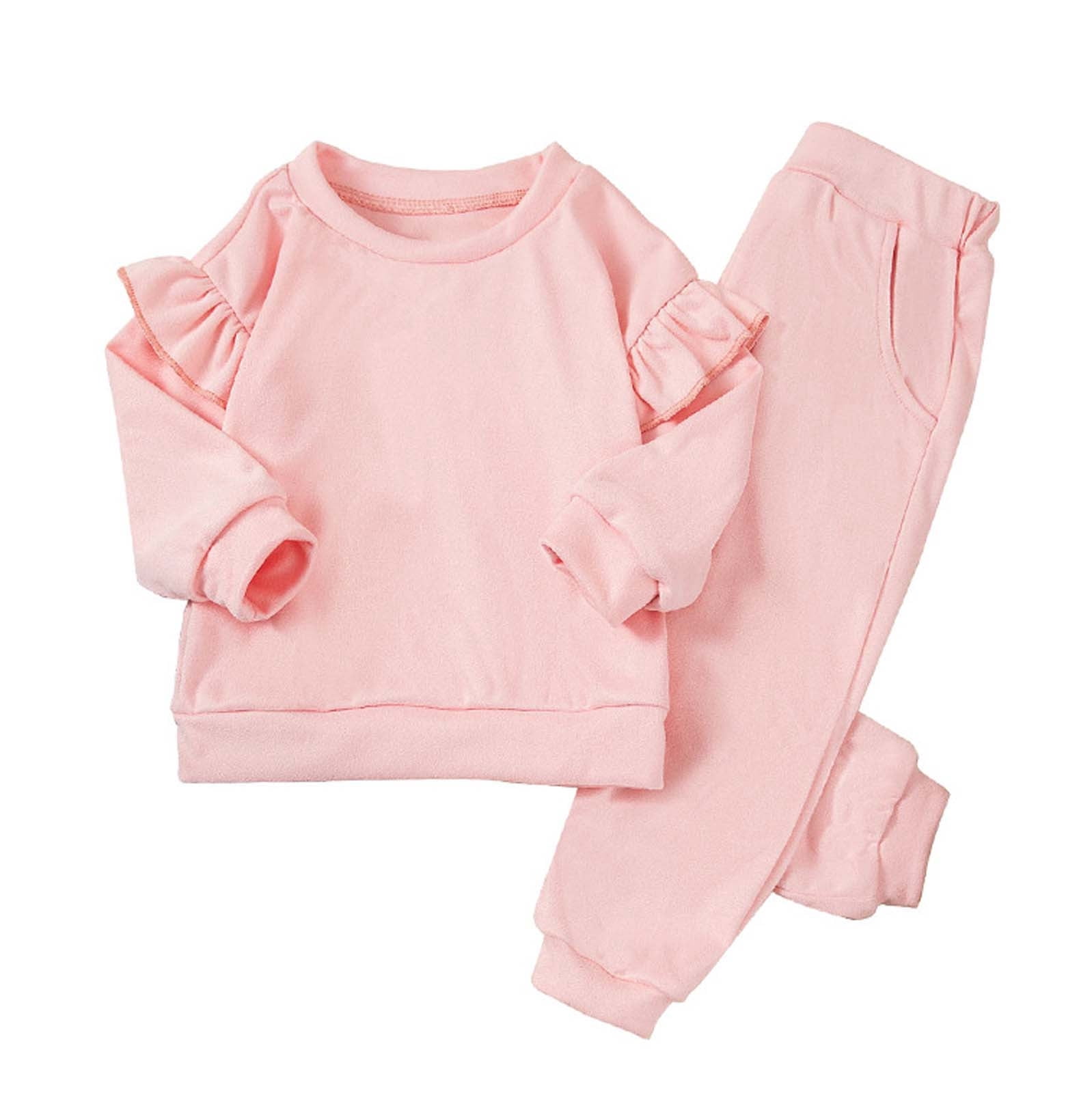 DGMIOCS Girls Outfit for Toddlers and Kids Cozy Hooded Knit Set for ...