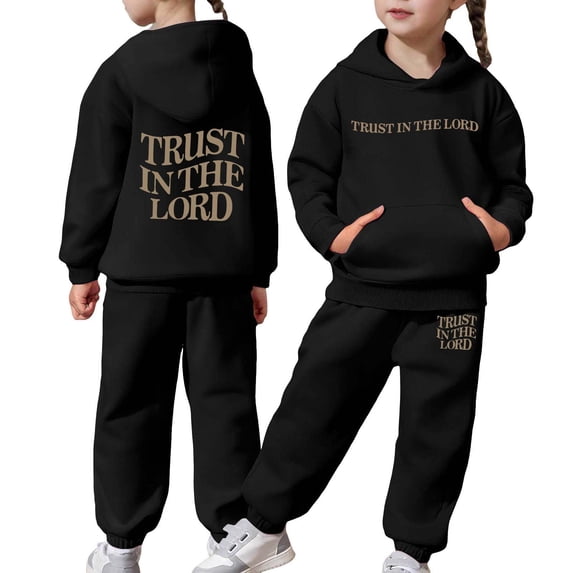 DGMIOCS Girls Outfits Set Versatile Kids Hoodie Sweat Suit for Everyday ...