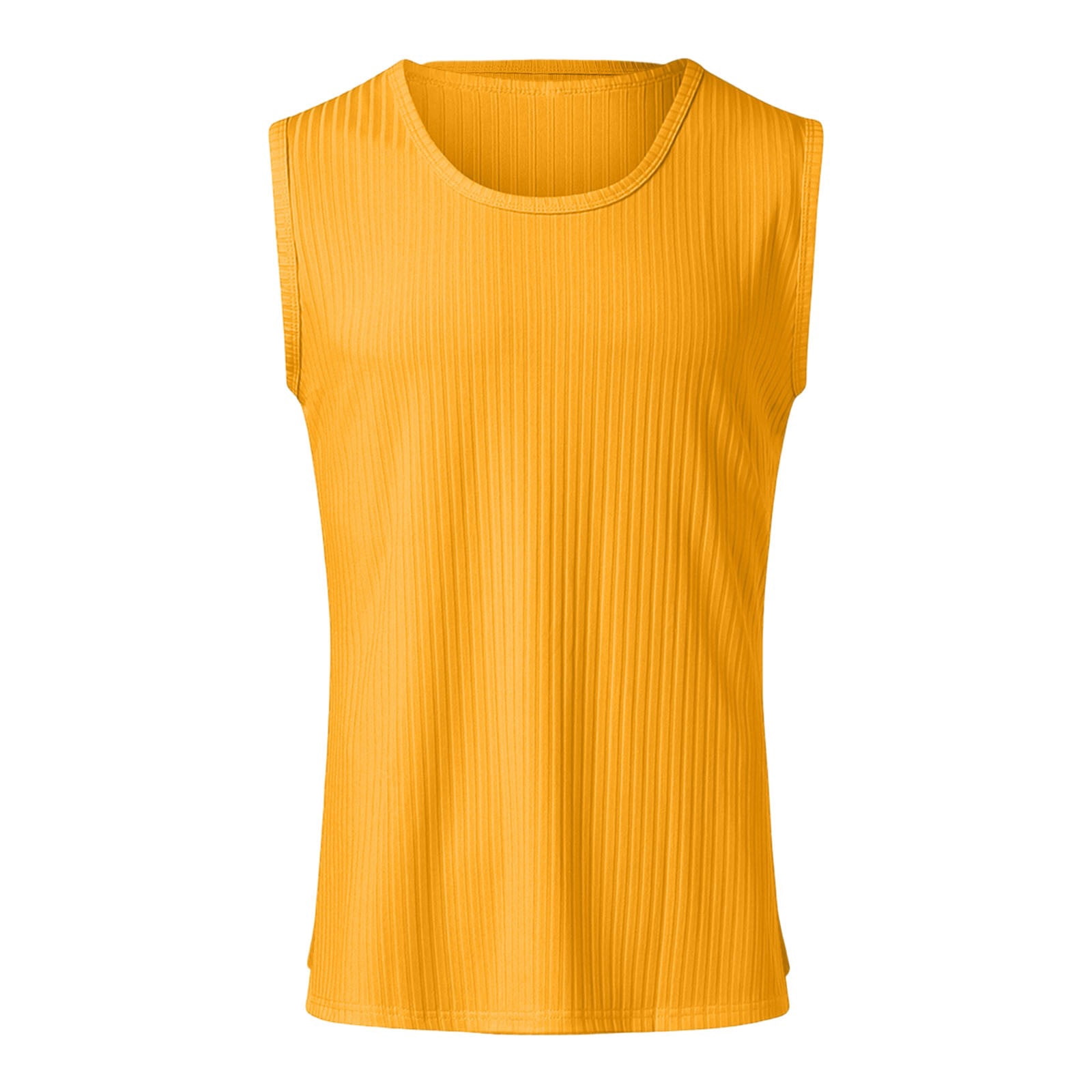DGMIOCS Men's Workout Tank Top Ribbed Knit Sleeveless Gym Muscle T ...