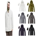 DGMIOCS Packable Rain Jacket Mens Lightweight Waterproof Raincoat with ...