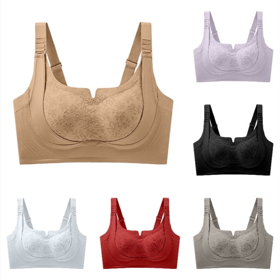 DGMIOCS Womens Bras Push Up Full Coverage Custom Bust Shaping Bra ...