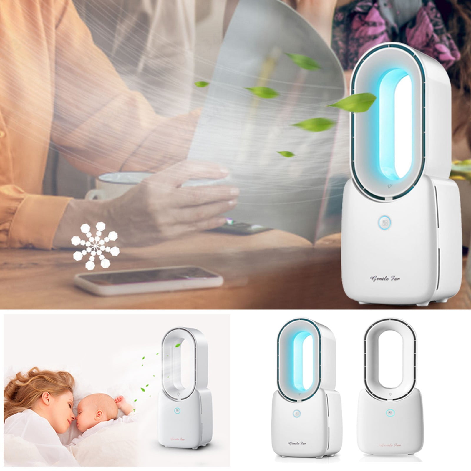 Mini Portable Car and Room Air Conditioner, USB Personal Cooling Ac ...