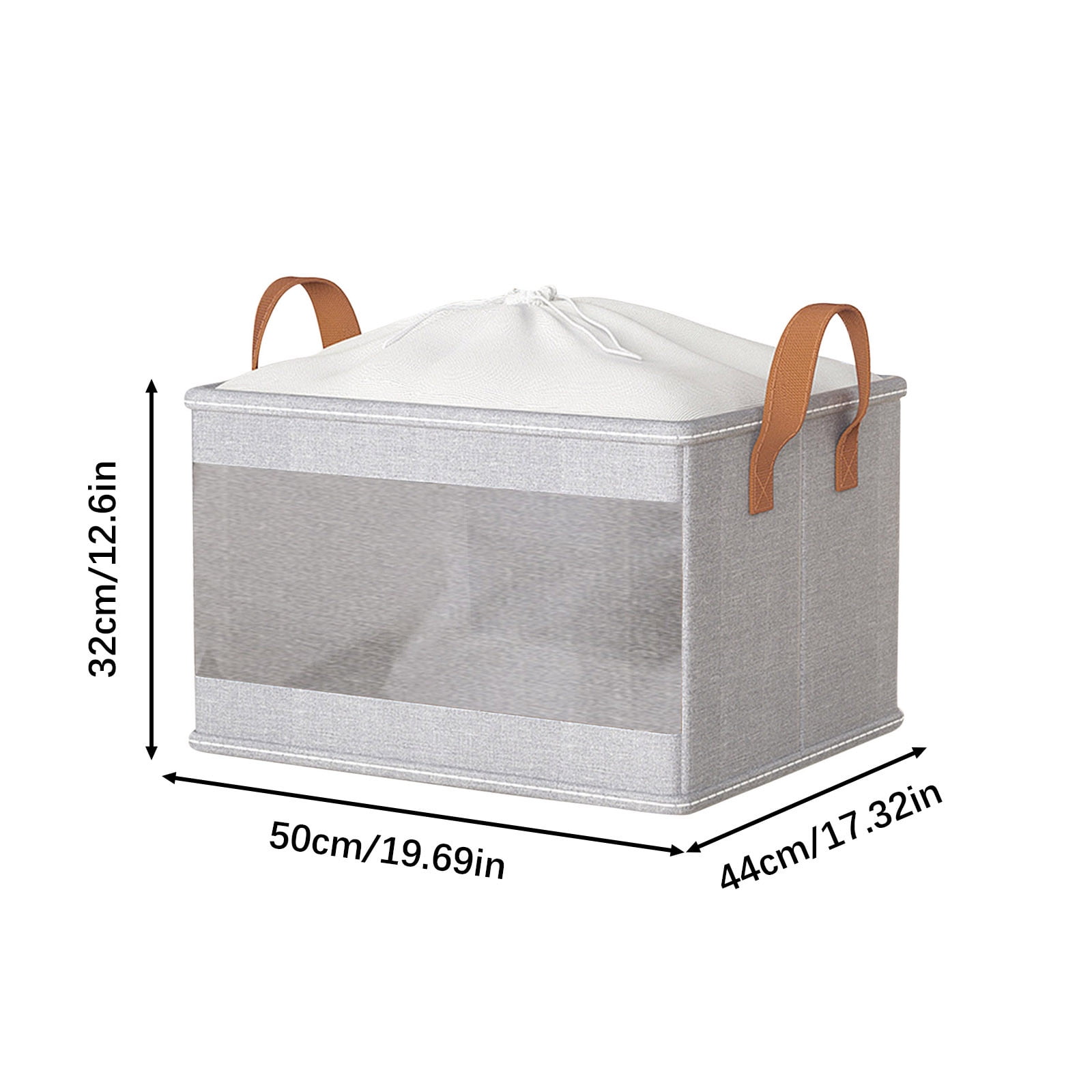 DGOO Large Capacity Clothing Storage Box, Balcony, Quilt, Wardrobe ...