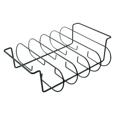 AURIGATE Rib Rack for Smoking - BBQ Rib Rack Gas Charcoal Smoker ...