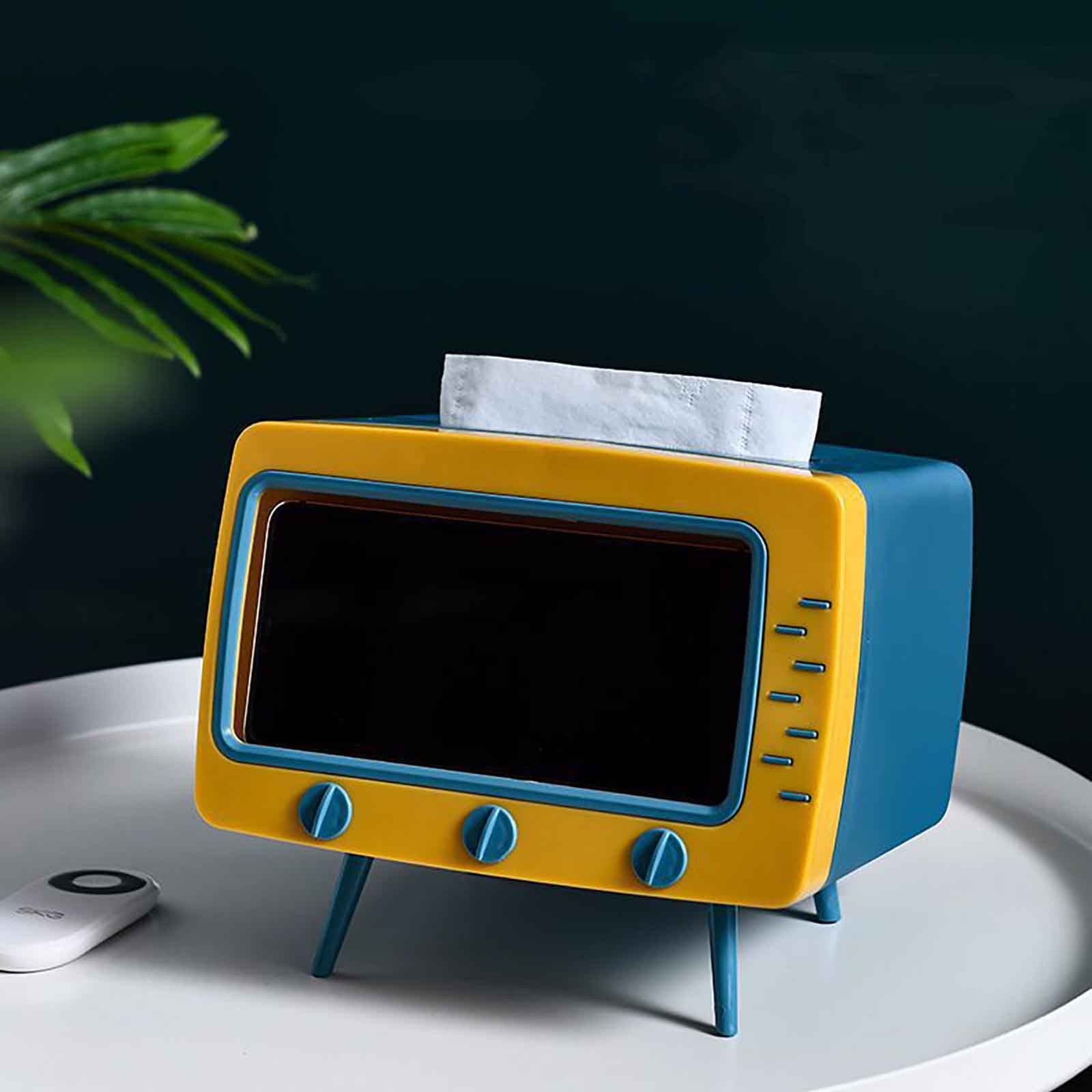 Clearance Tissue Box Cover With Phone Tissue Box For Kitchen Bedroom ...