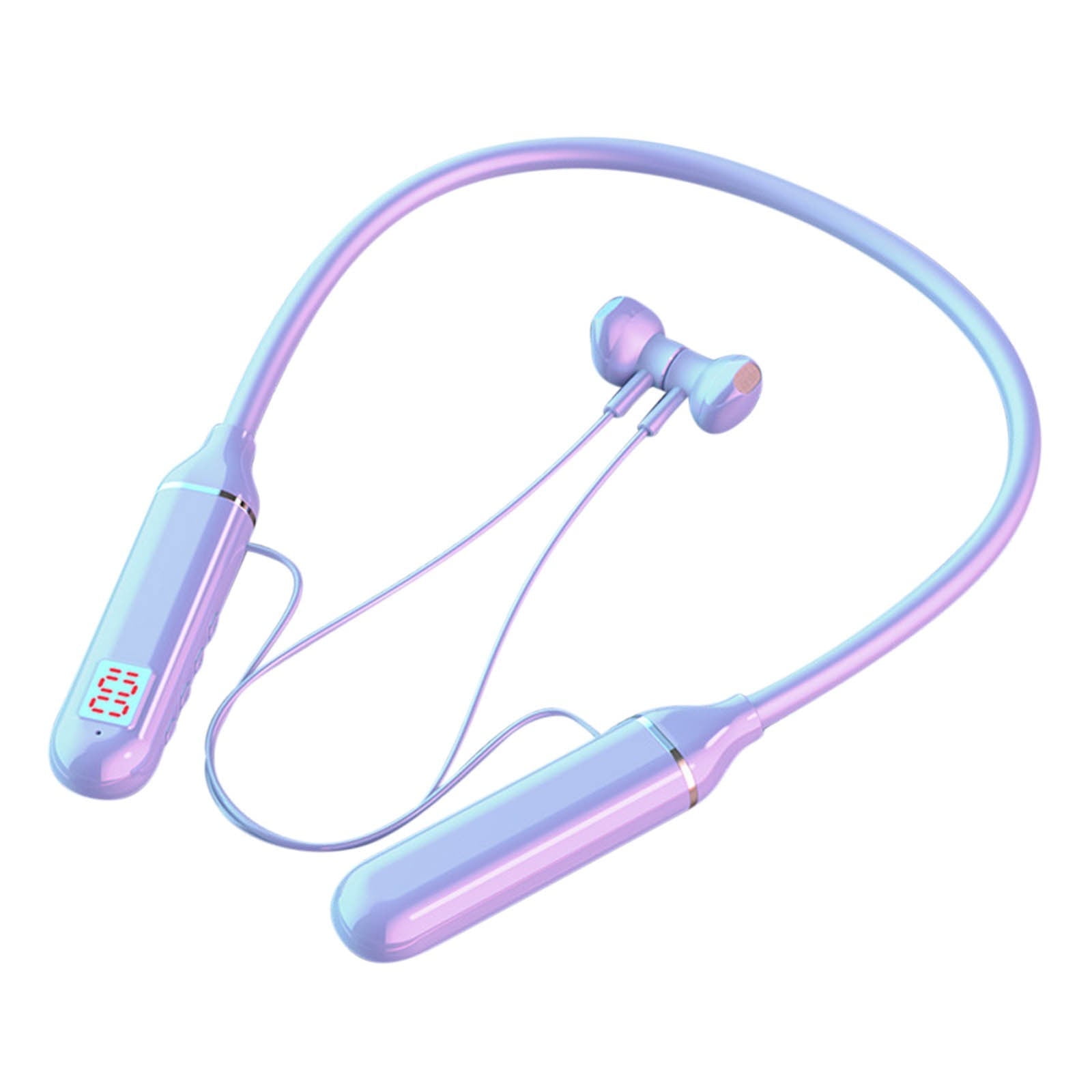 DGOO Wireless Bluetooth Earphone Neck Hanging Noise Reduction Headphone ...