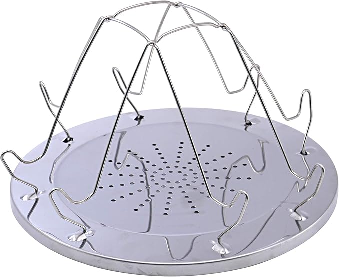 DGQ Camp Stove Toaster 9" Foldable 4 Slice Toaster Tray Toast Rack ...