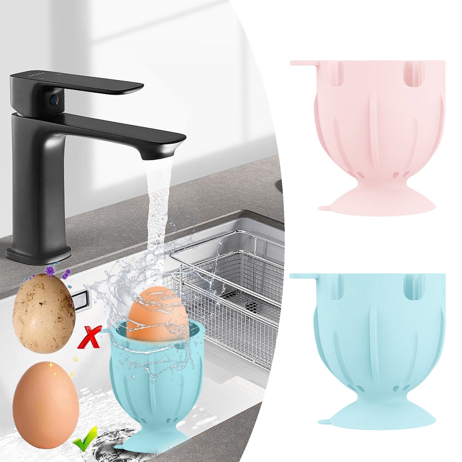 DGQPLPD 2PCS Silicone Egg Cleaner for Fresh Eggs, Egg Washer for Fresh ...