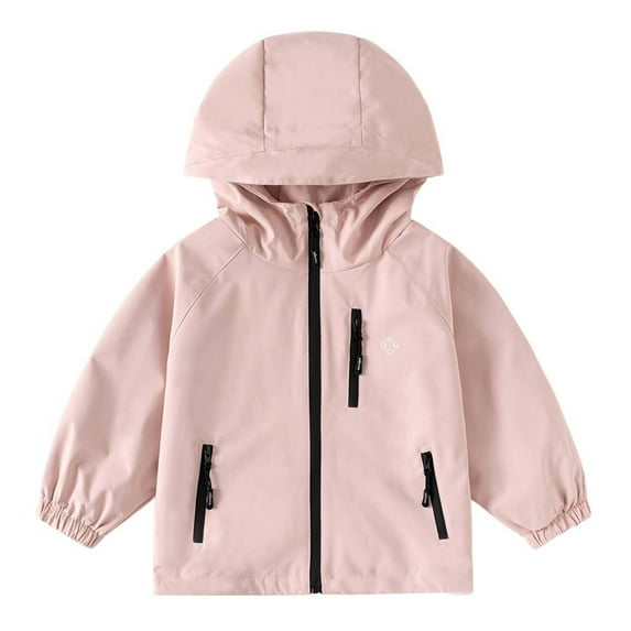 DGQPLPD Boys Outdoor Jacket for Children Windproof Hooded Coat ...
