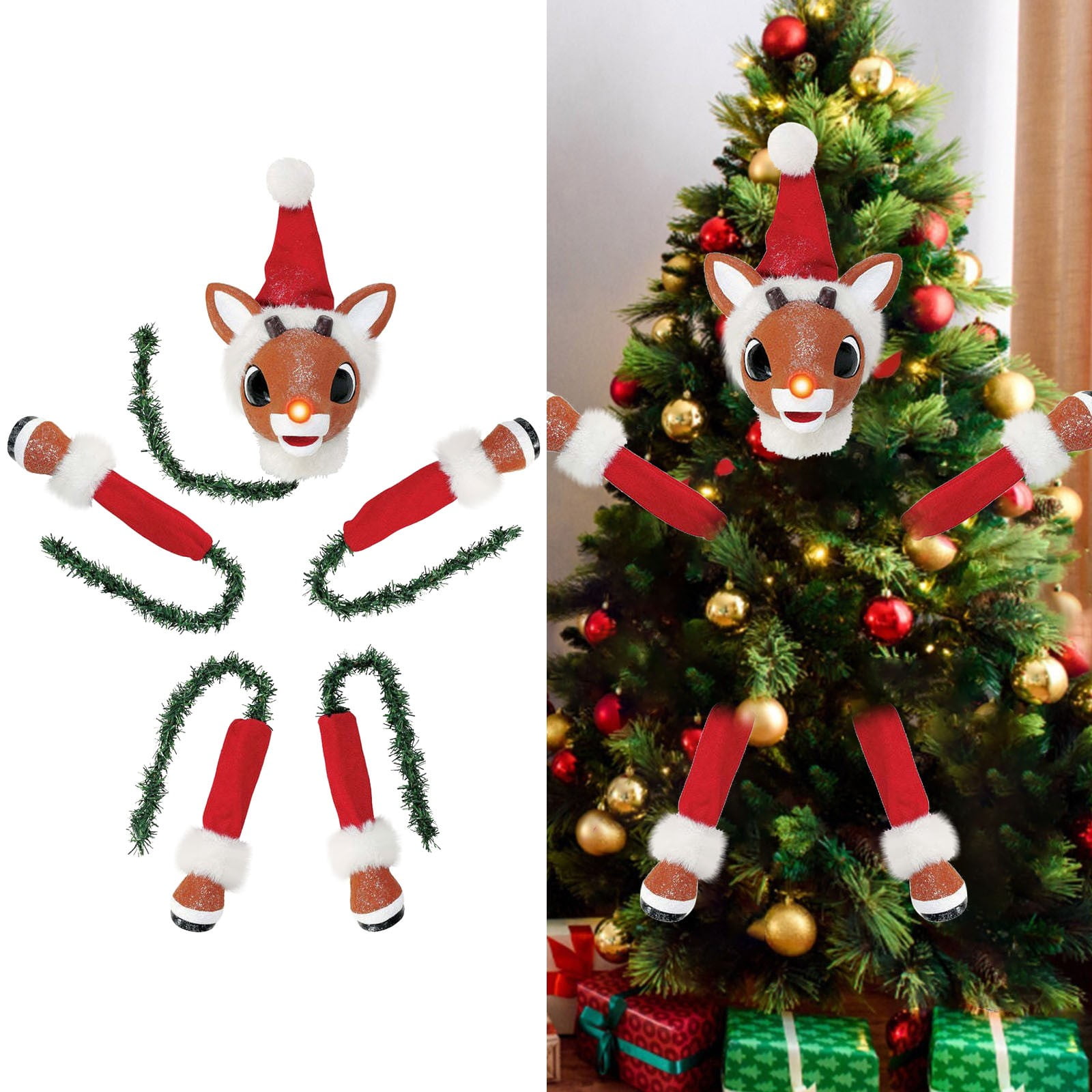 DGQPLPD Christmas Decorations Possible Dreams Rudolph The Red-Nosed ...