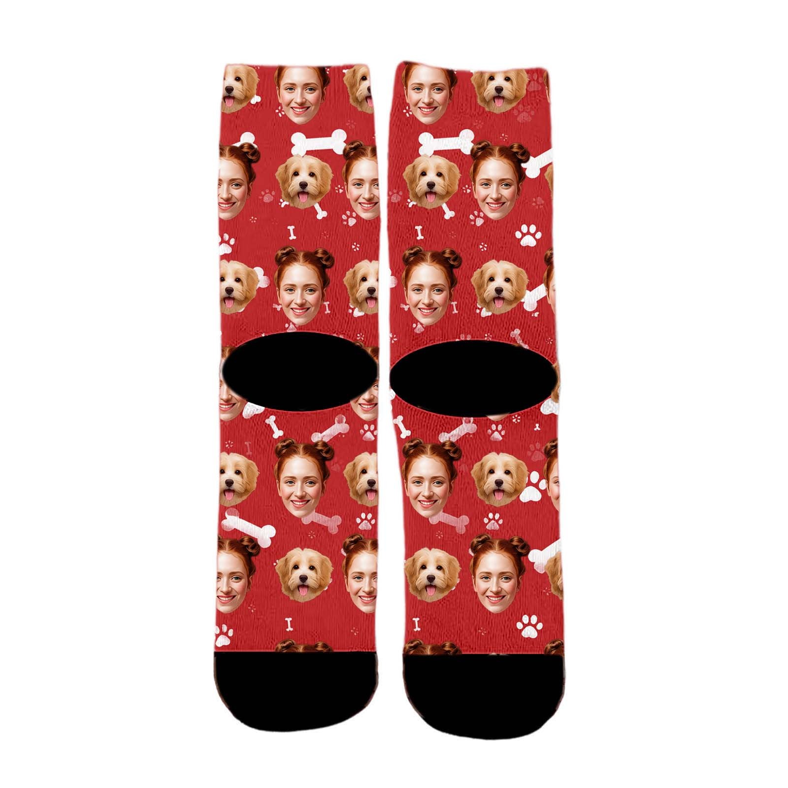 DGQPLPD Custom Print Casual Stockings for Men Women Ideal Valentine s ...