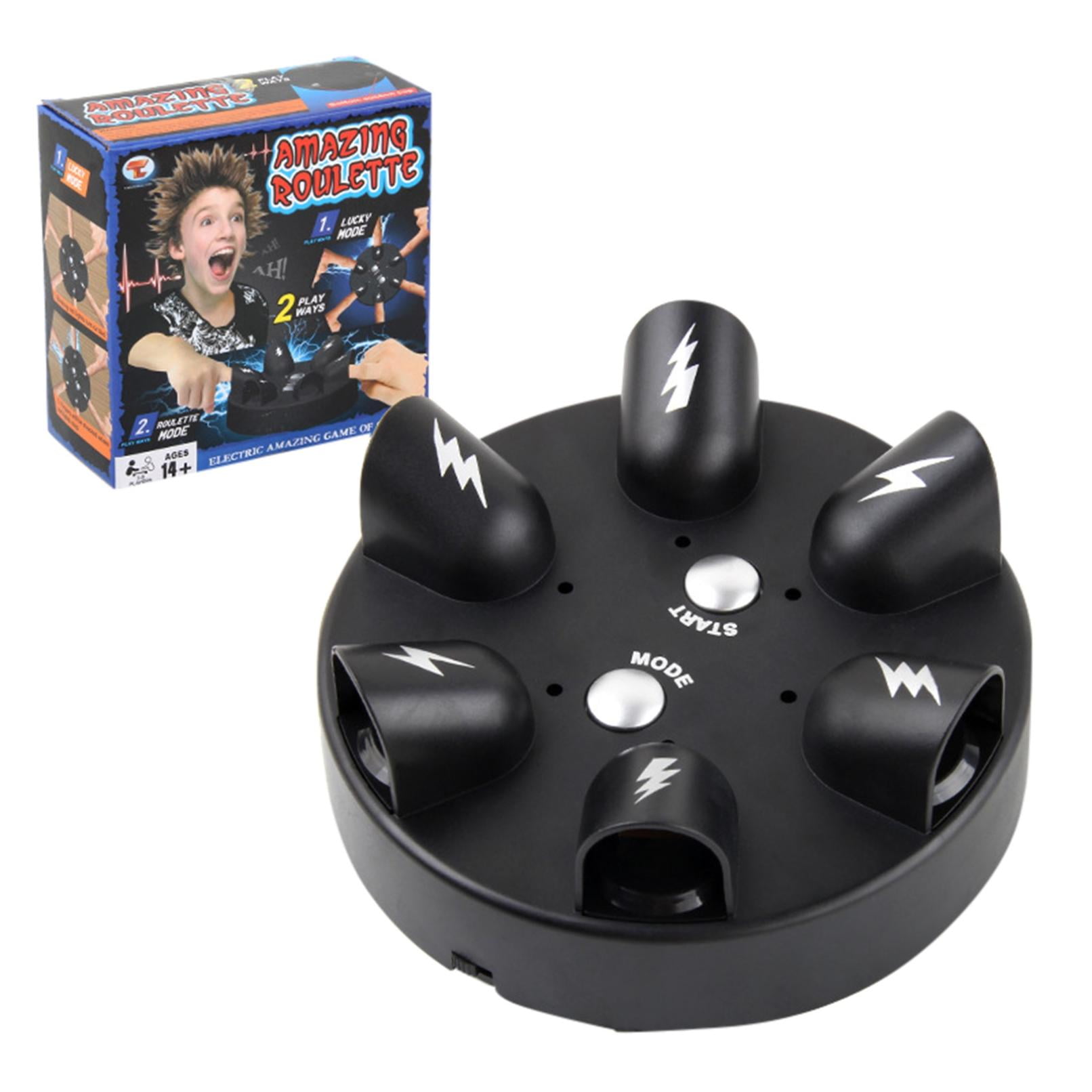 DGQPLPD Finger Shock Roulette Party Game 6 Players Light-up Electric ...