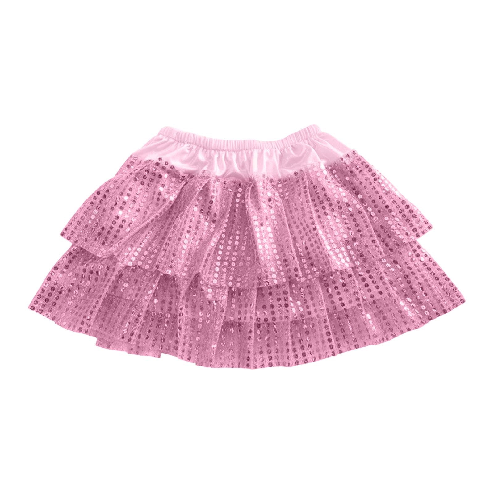 DGQPLPD Girls Dance Performance Stage Wear Latin Jazz Party Tutu Skirt ...