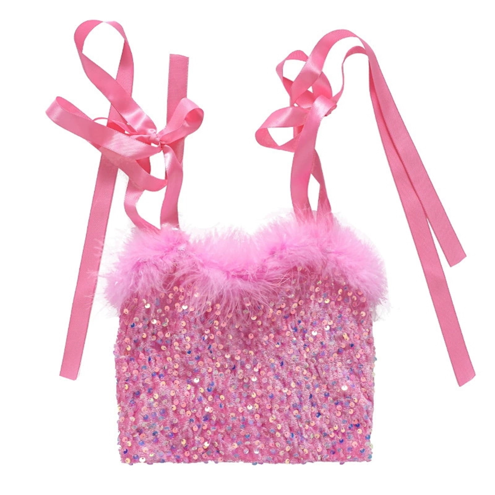 DGQPLPD Girls Plus Size Tops Shine Glitter Dance Top for Girls ...