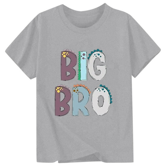 DGQPLPD Girls Tops for Daily Wear Casual Letter Round Neck Short Sleeve ...