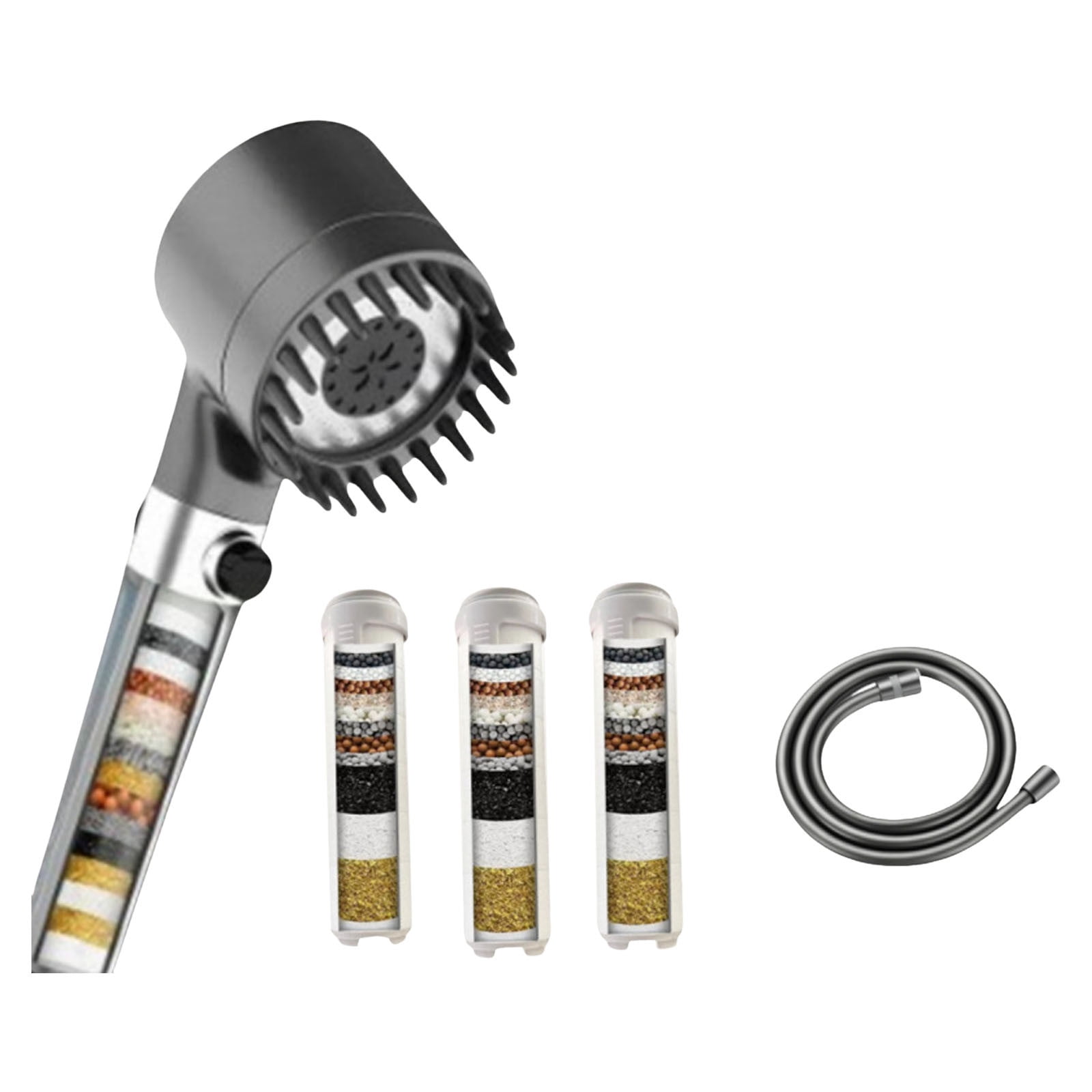 DGQPLPD Ion Drops Filtered Shower Head with Handheld,High Pressure ...