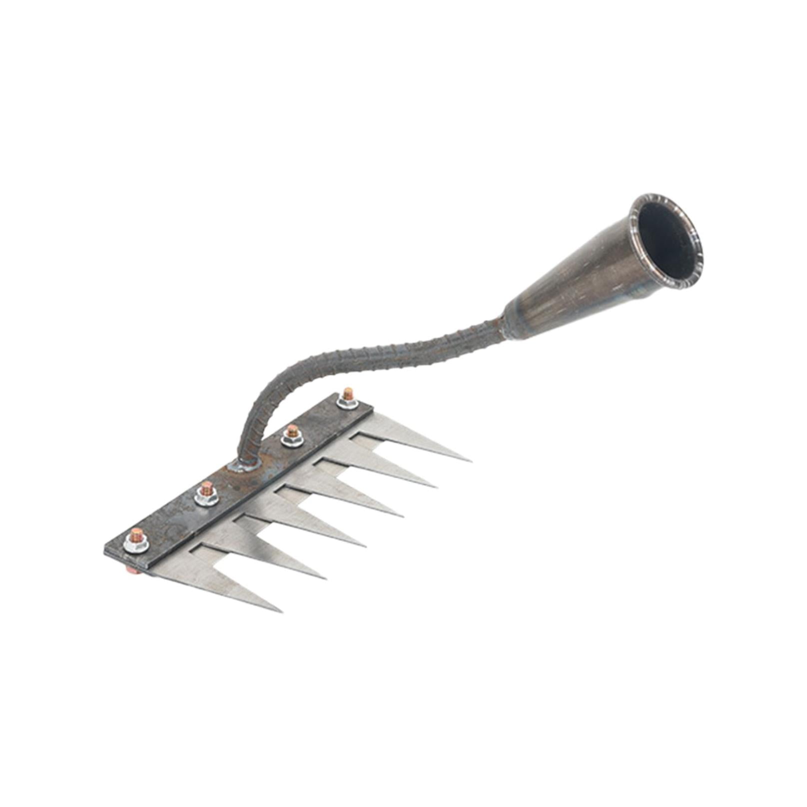 DGQPLPD Iron Rake for Gardening and Weeding, Iron Rake 2.0 - Gardenia ...