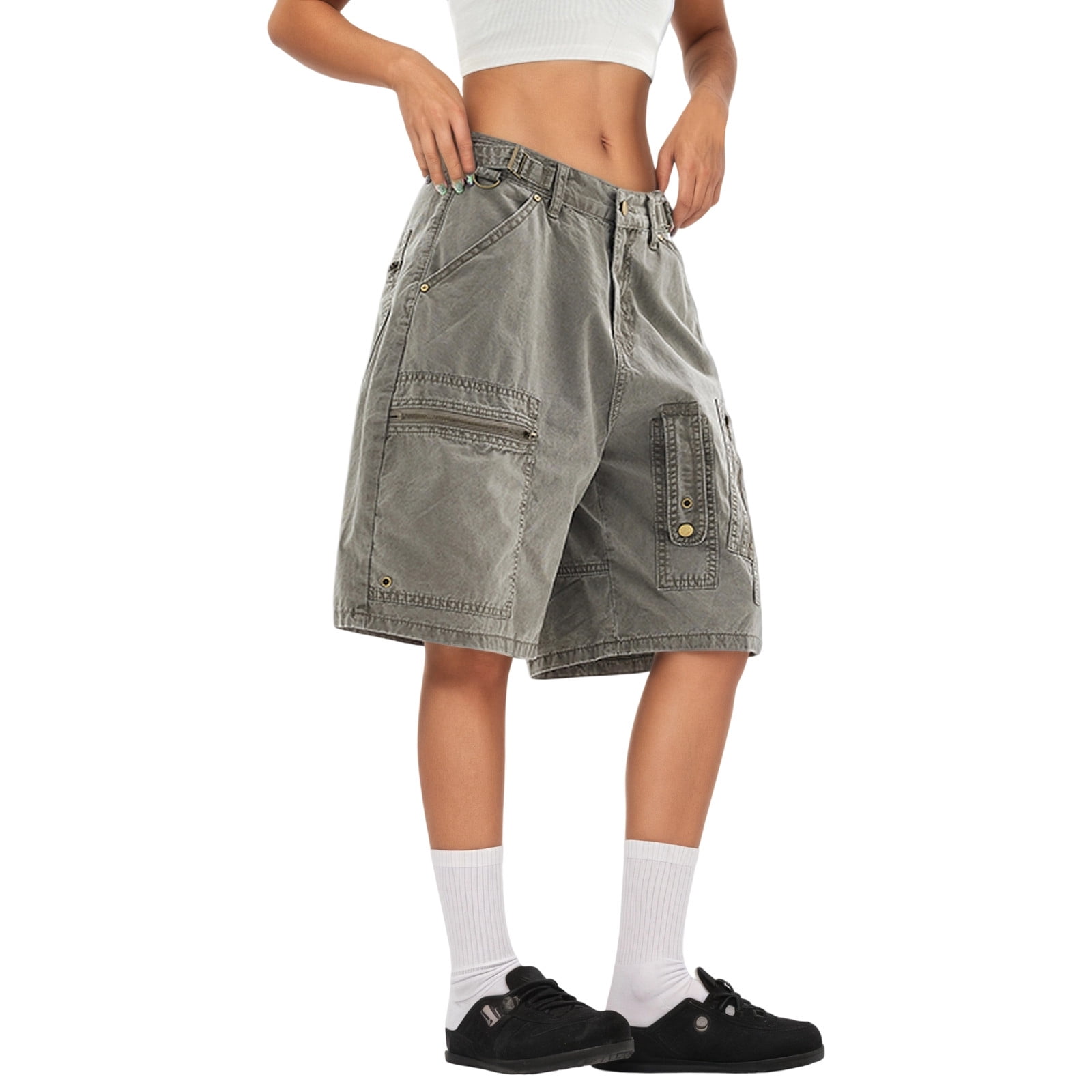 DGQPLPD Men's Cargo Pants for Everyday Daily Wear with Multiple Pockets ...