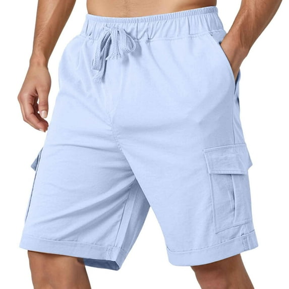 DGQPLPD Men's Casual Pants Relaxed Fit Work Trousers with Multiple ...