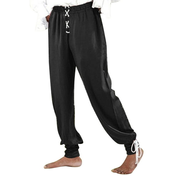 DGQPLPD Men's Casual Pants from Mens Fashion Casual Printed Linen ...