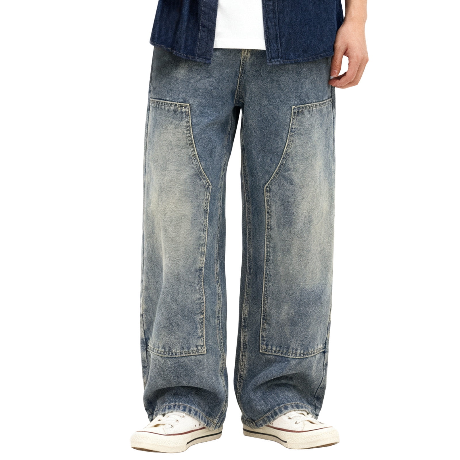DGQPLPD Men's Timeless Workwear Style Jeans For Everyday Casualwear ...