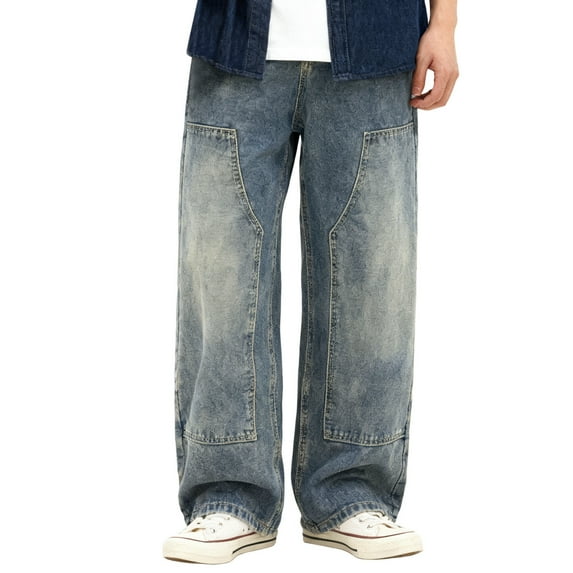 DGQPLPD Men's Timeless Workwear Style Jeans For Everyday Casualwear ...