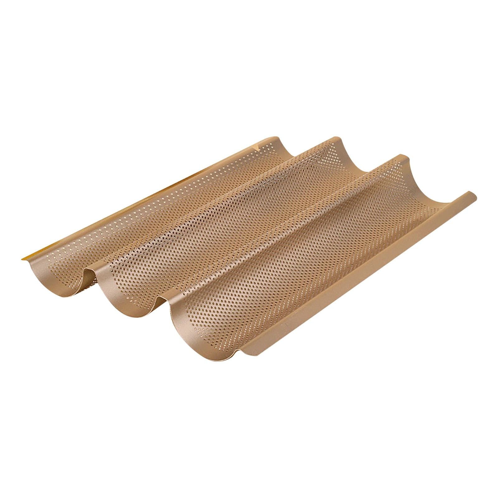DGQPLPD Nonstick Baguette Pans for French Bread Baking, Perforated 4 ...