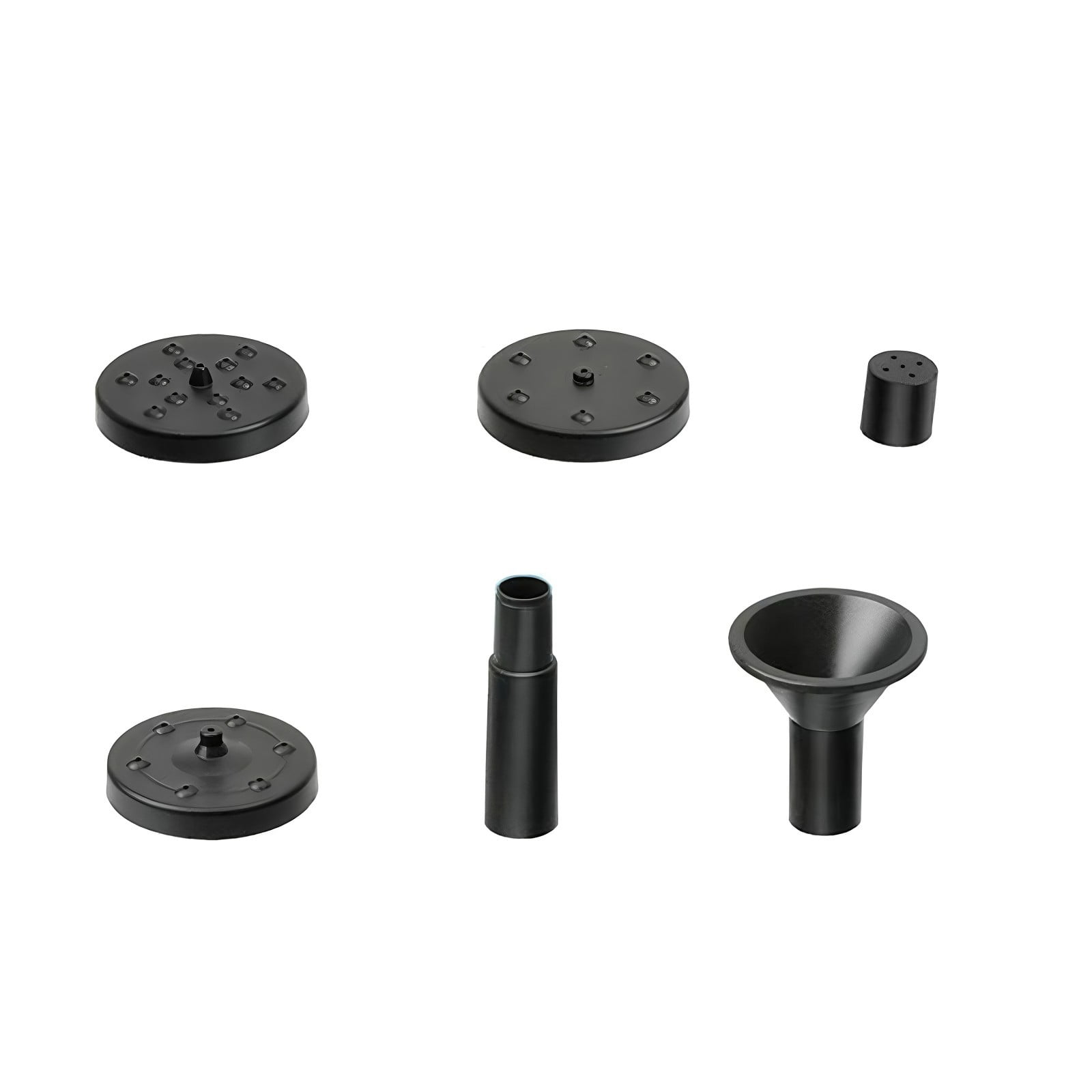 DGQPLPD Solar Water Fountain Parts with Nozzles Versatile Replacement ...