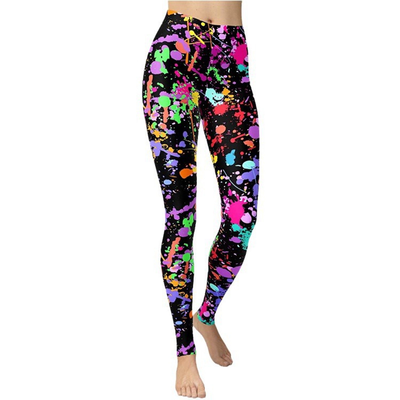 DGQPLPD Travel Yoga Pants Women Eco Friendly Yoga Pants Printed Polka ...