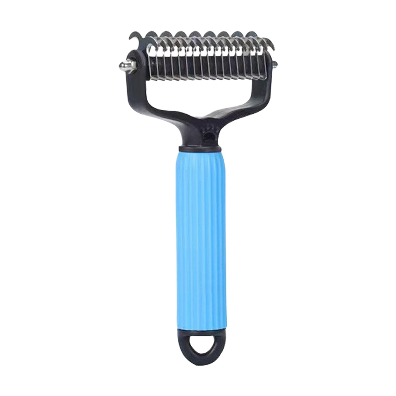 DGQPLPD Upgraded Pet Dematting Comb Double Stainless Steel Teeth ...