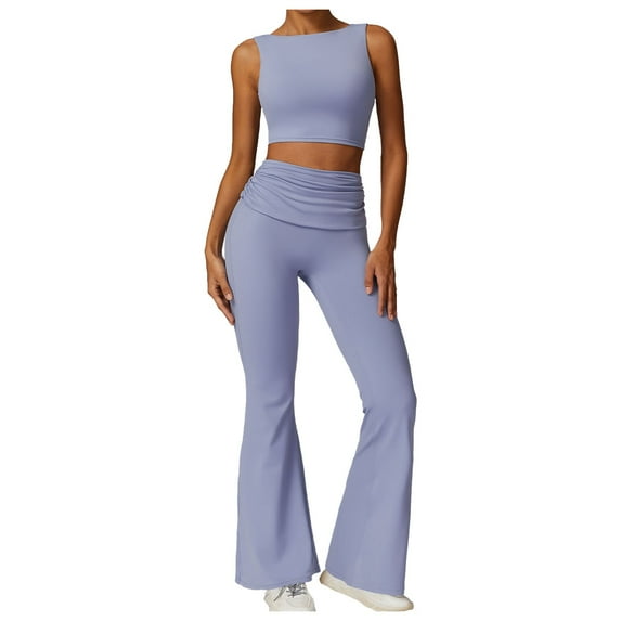 DGQPLPD Women Yoga Sets Women's High Performance Skintight Yoga Running ...