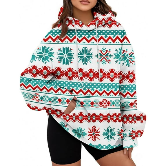 DGQPLPD Women’s Christmas Sweatshirts Winter Women's Hoodie Cozy ...