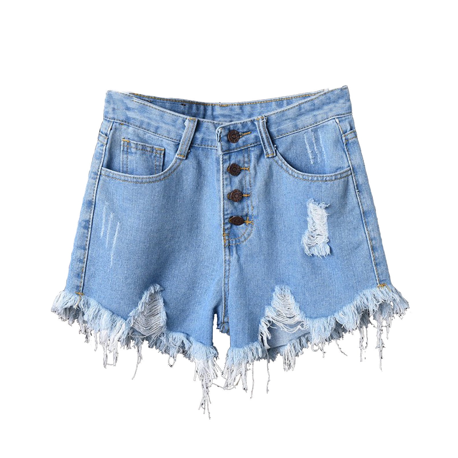 DGQPLPD Women's Jeans Product Category Summary High Waist Solid Denim ...