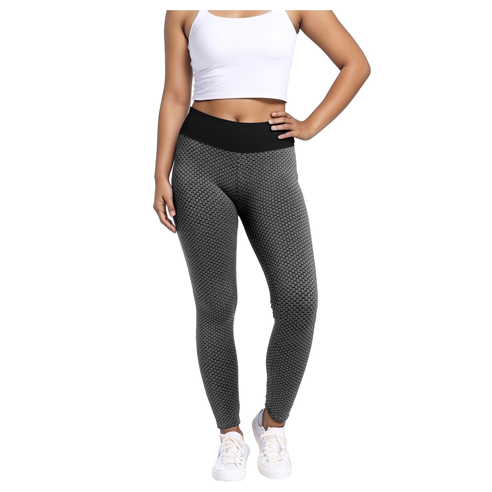 DGQPLPD Women’s Yoga Pants 4-Way Stretch Leggings High Waist Yoga Pants ...