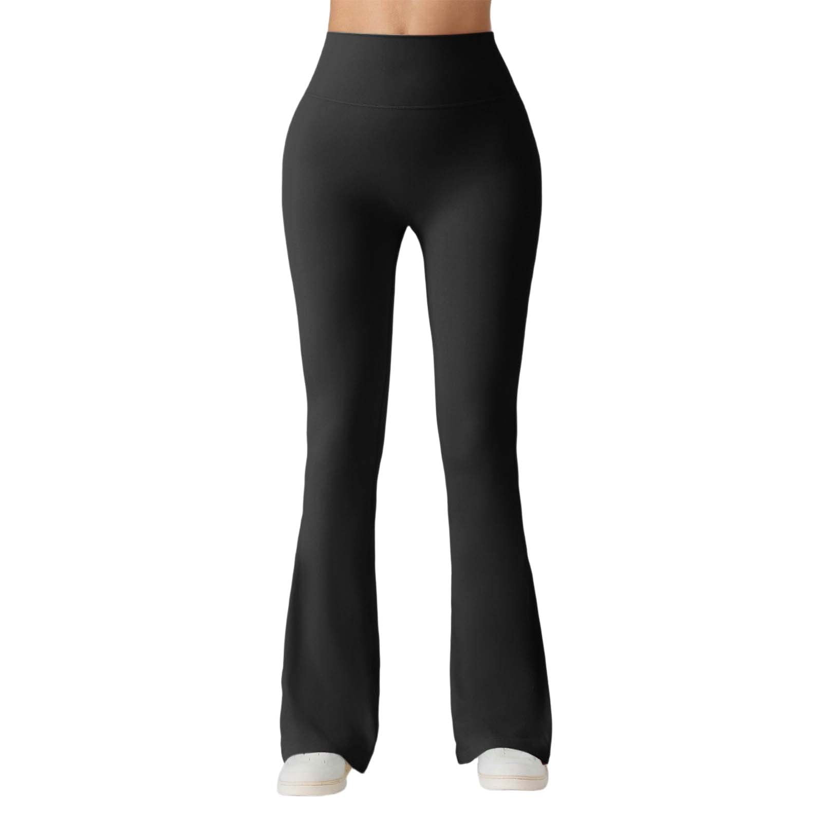 DGQPLPD Yoga Pants for Women Eco Friendly Yoga Pants High Waist Flared ...