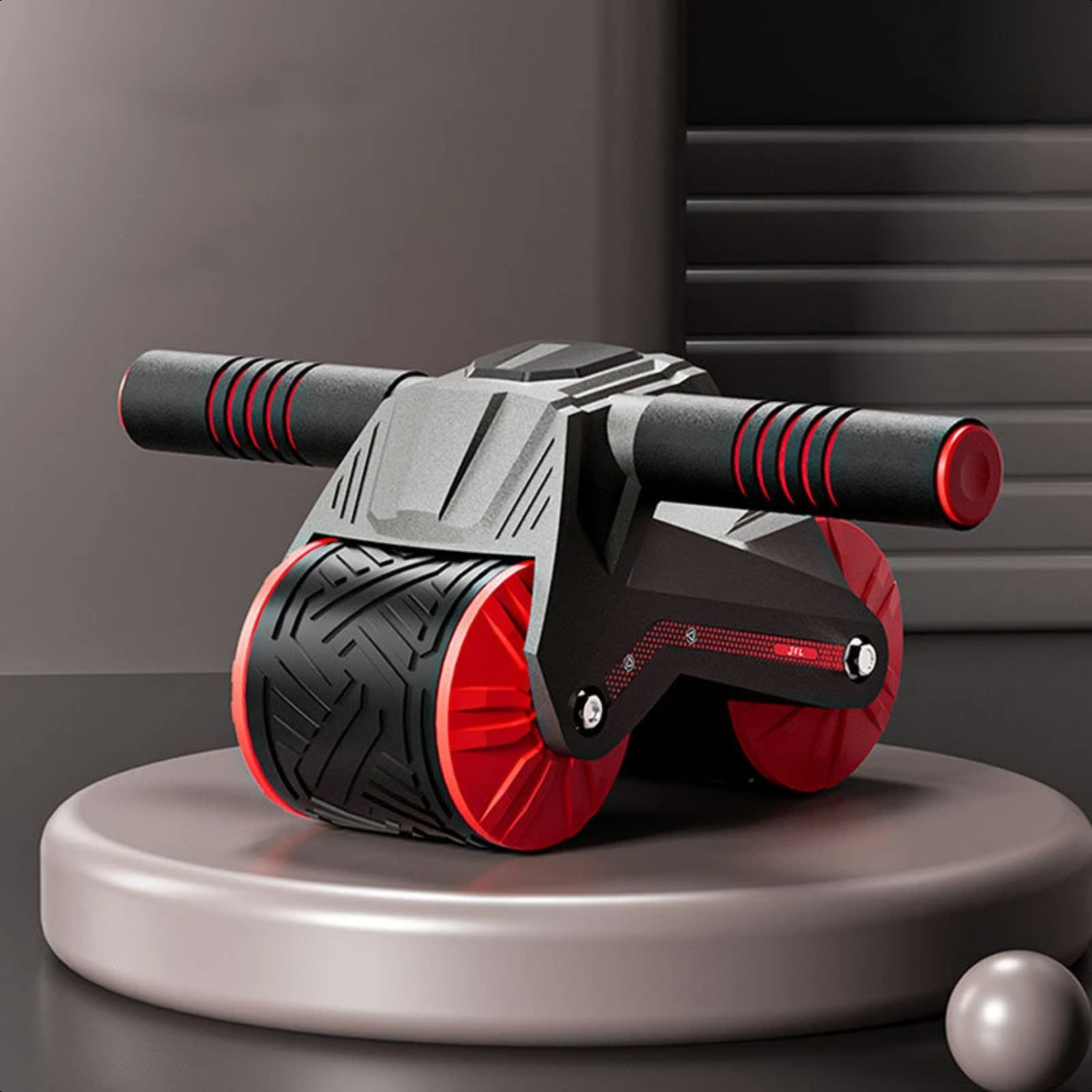 DGSDDK Fitness Wheel Roller Auto Rebound Belly Wheel Mute Abdominal ...