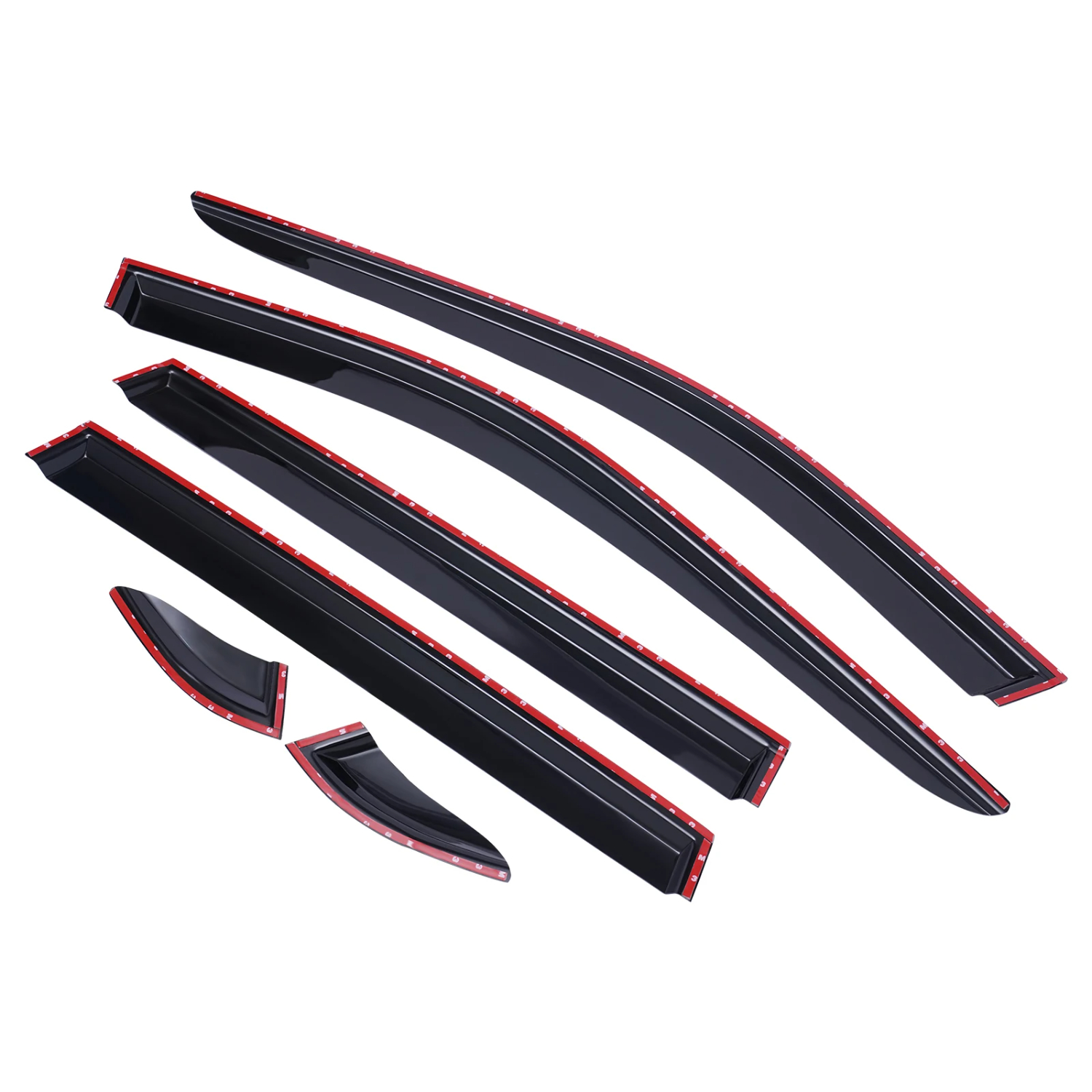 DGSDDK Window Wind Guards Kit Deflector Door Visor Rain Guard RAV4 2019 ...